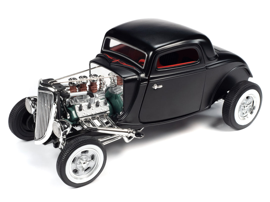 AUTO WORLD AW292 1:18 1934 FORD 3 WINDOW COUPE HIGH BOY HOT ROD – Code ...