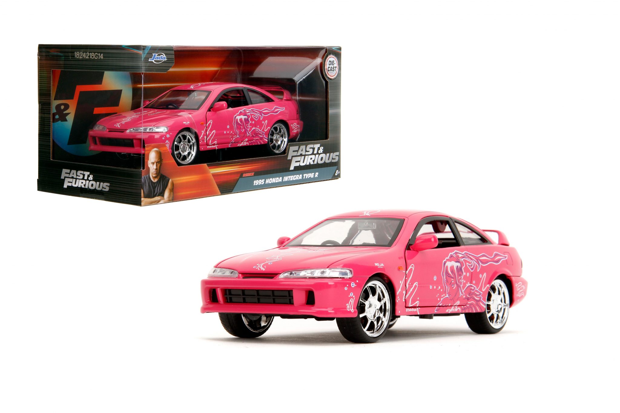 Jada 35876 1/24 Fast & Furious Mia’s Honda Integra with Suki’s Honda ...